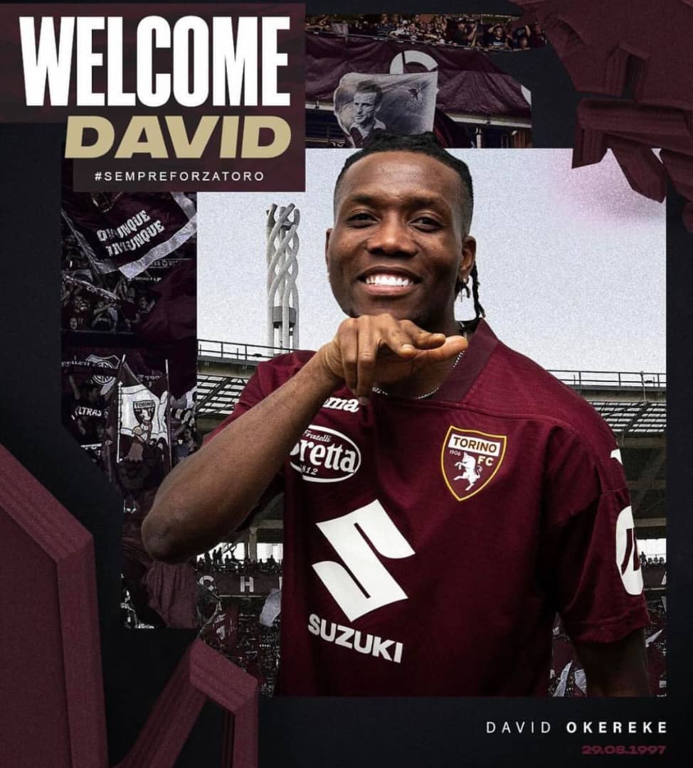 Transfert : David Okereke débarque en Italie - AfricaFootUnited