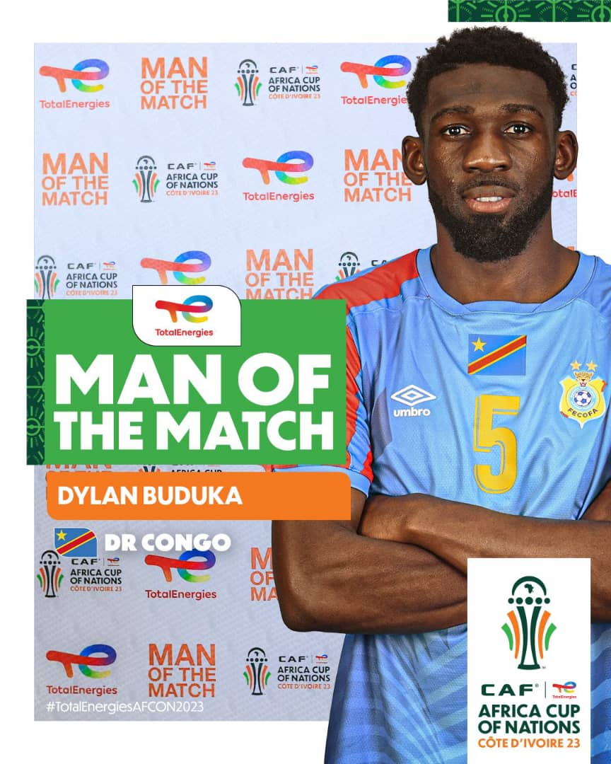 CAN 2023 - RDC vs Afrique du Sud : Dylan Batubinsika élu homme du match