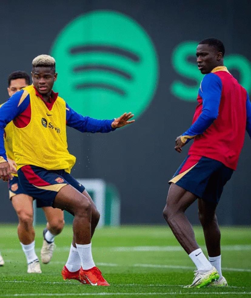 Mamadou Mbacké Fall et Mikayil Ngor Faye, à l’entraînement avec l ...