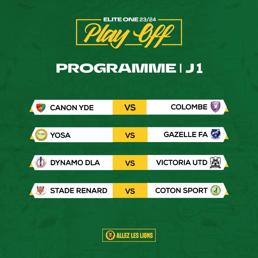 Cameroun - Élite One : Les affiches des Playoffs dévoilées ...