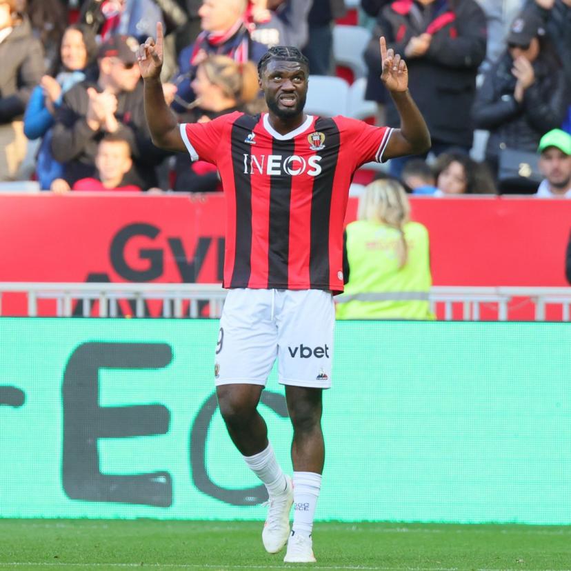 Ligue 1 : Terem Moffi double butteur face à Lens - AfricaFootUnited