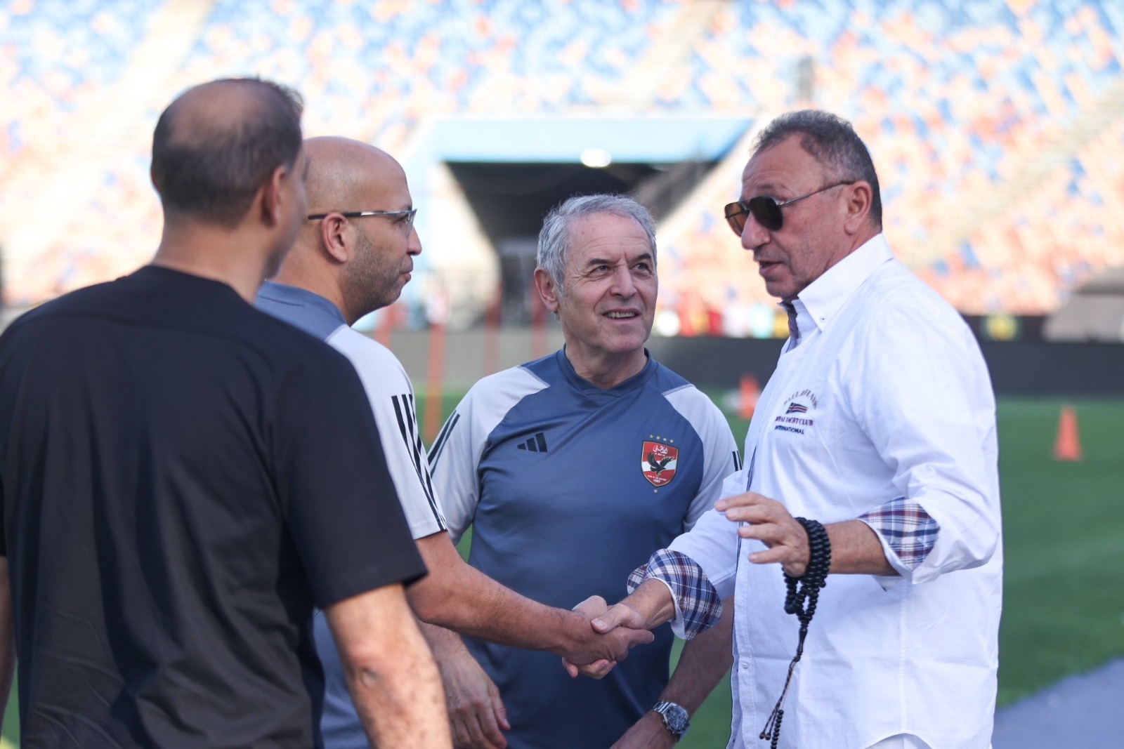 Finale LDC CAF : Mahmoud Al-Khatib présent pour le dernier entraînement ...