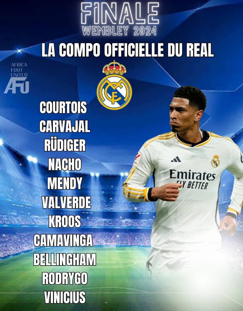 LDC UEFA (finale) : La composition officielle du Real Madrid contre le ...