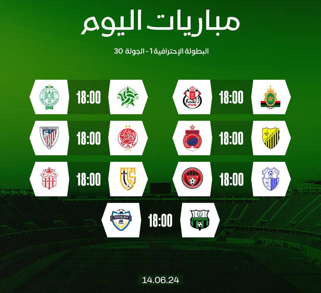 Maroc - Botola : FAR Rabat défie FUS Rabat, le programme de la dernière ...