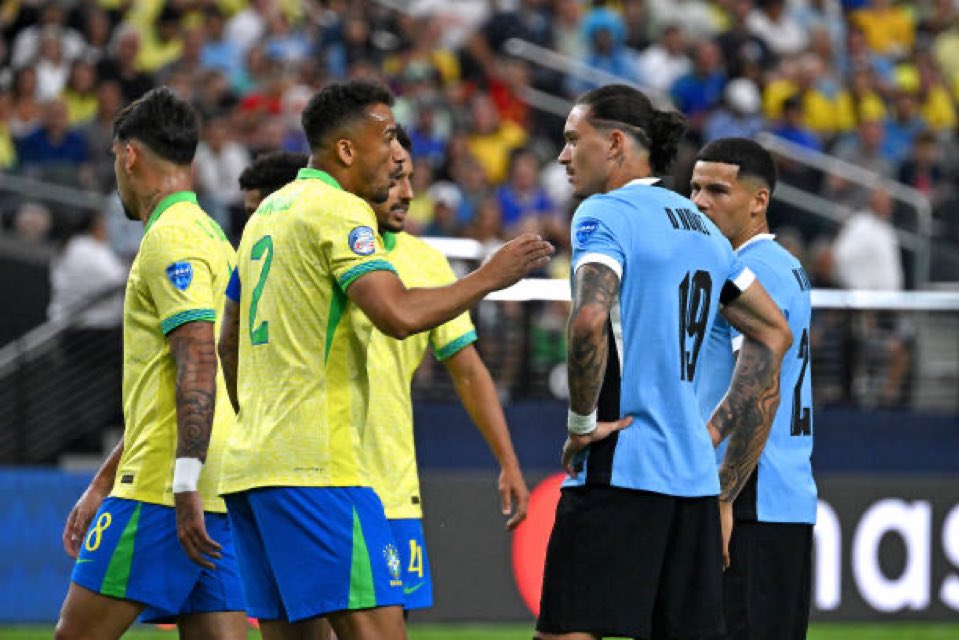 Copa America 2024 - Quarts de finale : 0-0 entre l'Uruguay et le Brésil à la pause ...