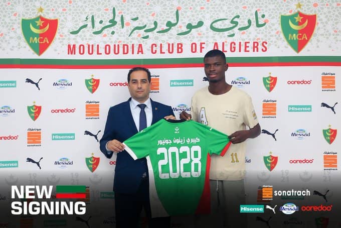 Transfert : Kipré Zunon signe au MC Alger pour 4 saisons - AfricaFootUnited