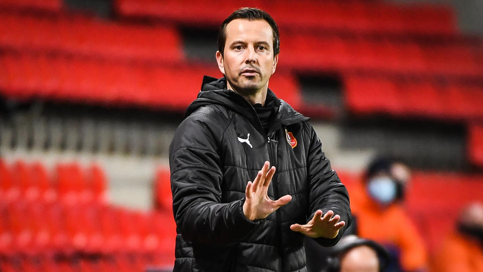 France - Ligue 1 : Le coach du Stade Rennais Julien Stephan et Hans ...