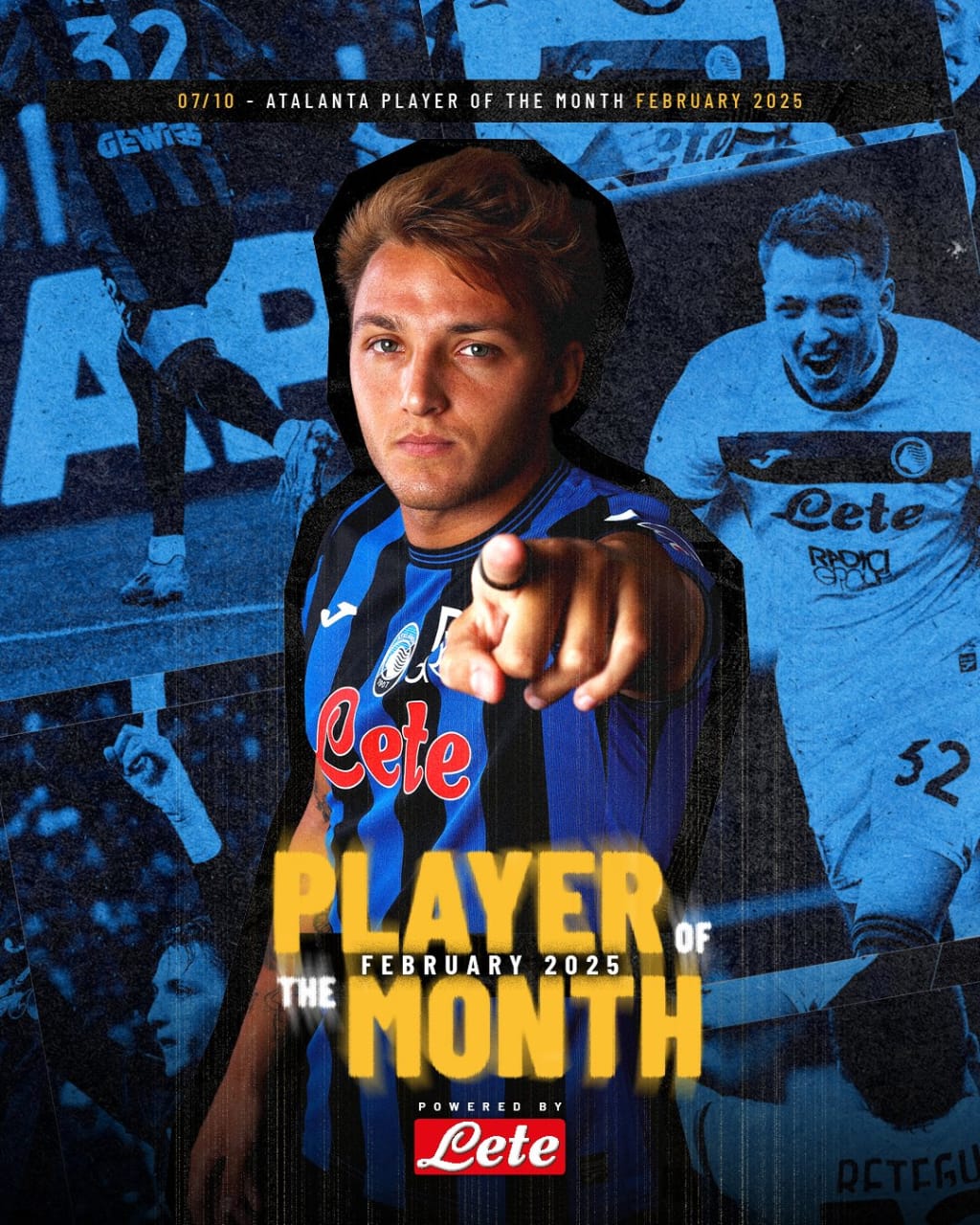 ‎Atalanta Bergame : Mateo Retegui élu joueur du mois de février ...