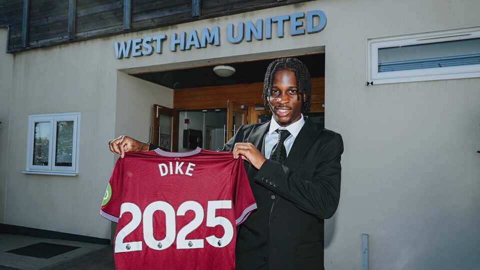 West Ham : André Dike signe son premier contrat professionnel à 17 ans ...