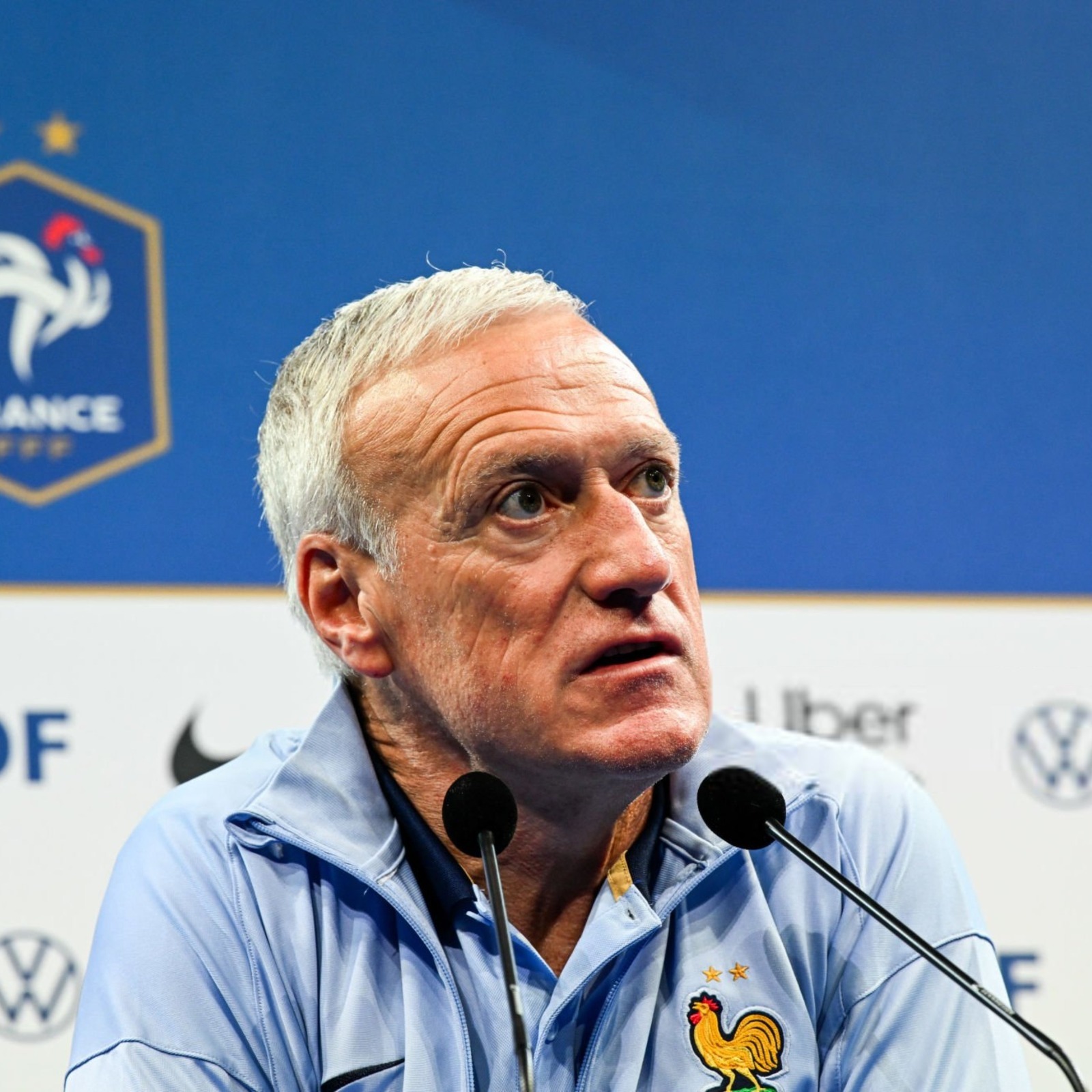 Éliminatoires Mondial 2026 : Aurélien Tchouaméni et Didier Deschamps évoquent le match de l'Islande